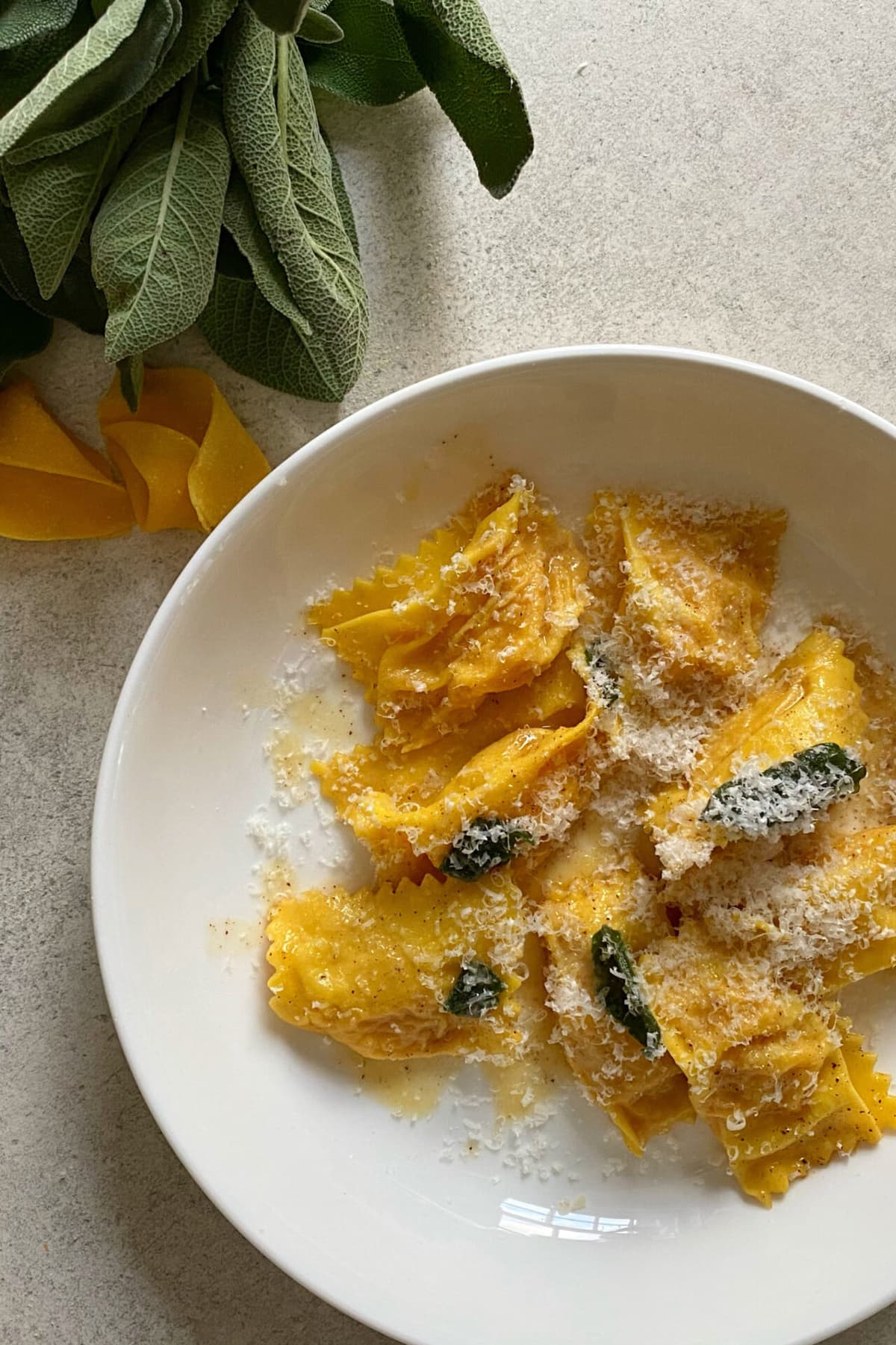 Agnolotti Filled With Pumpkin & Brown Butter • Mateo Kitchen
